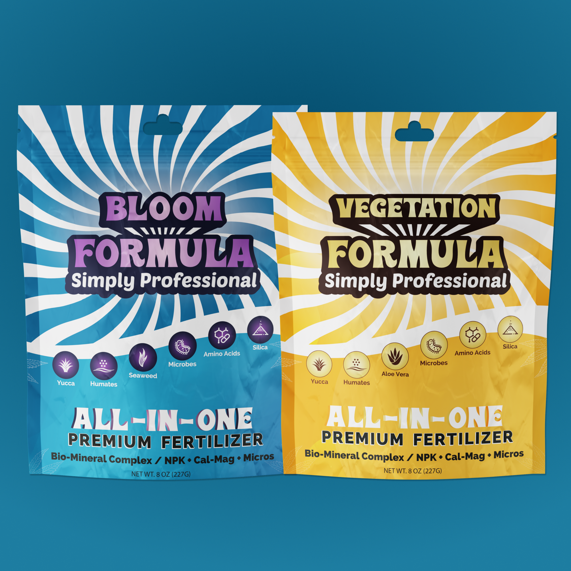Veg & Bloom Formulas 50 Gram Sample Packs. – Simply Professional Formula